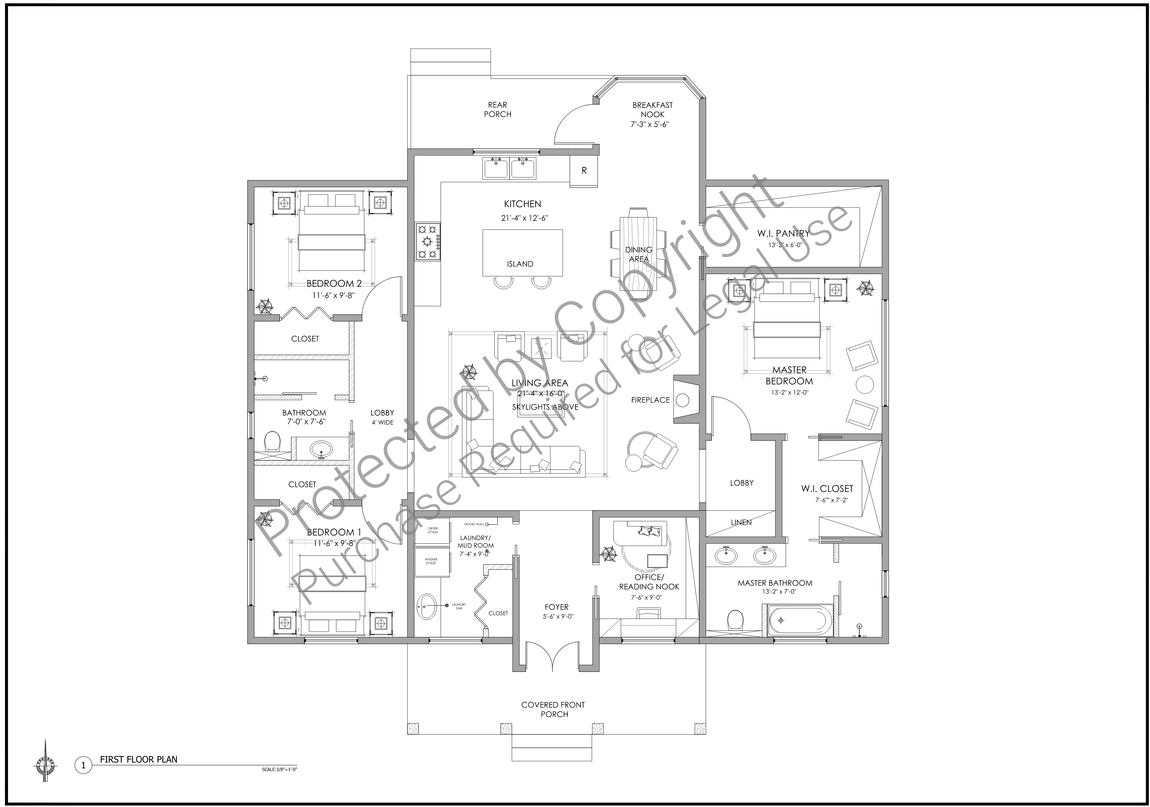 Colonial-Style Home - 1,760 SF - 1-floor | Sumer Innovations