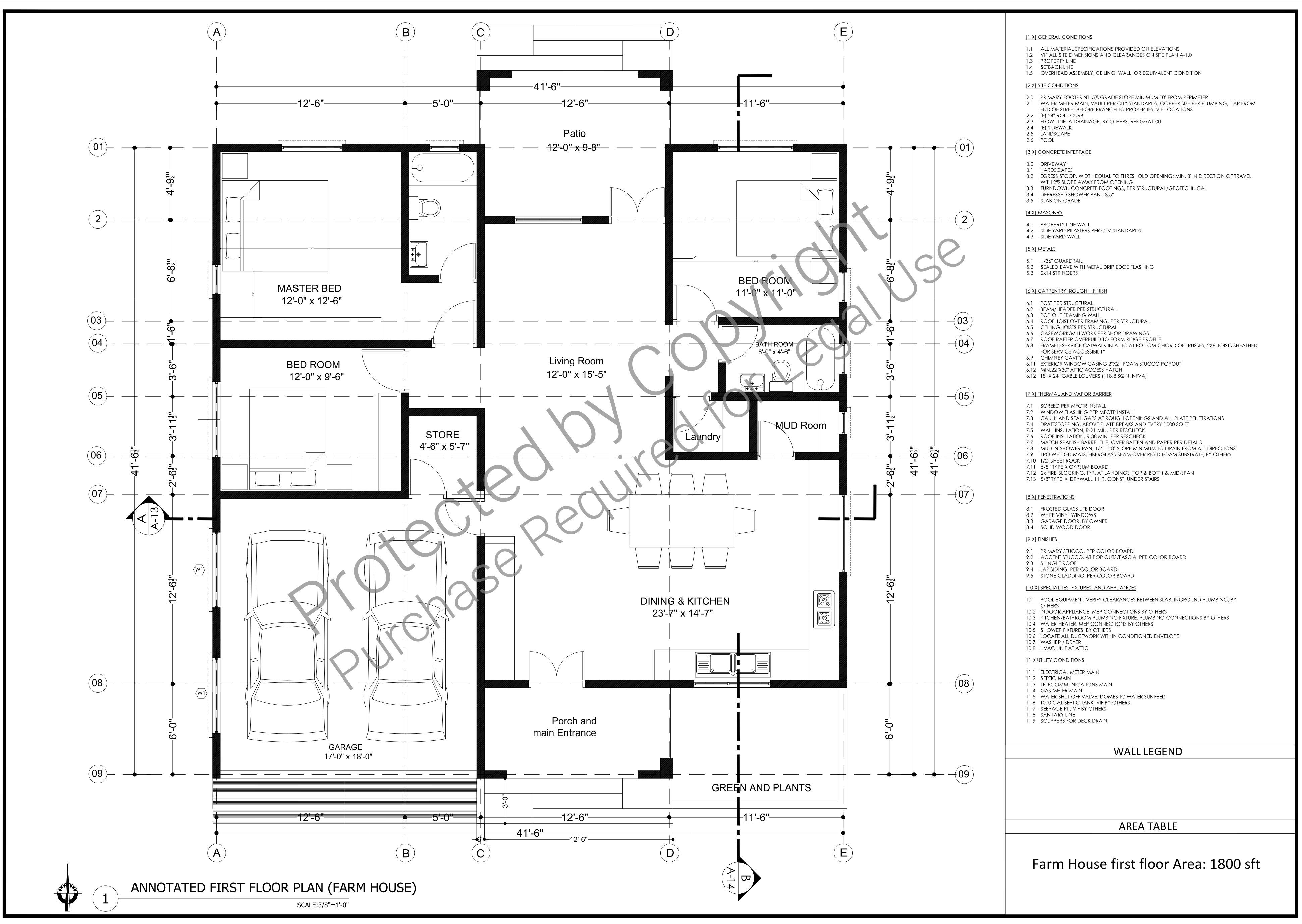 Farmhouse-Style Home - 1,800 SF - 1-floor | Sumer Innovations
